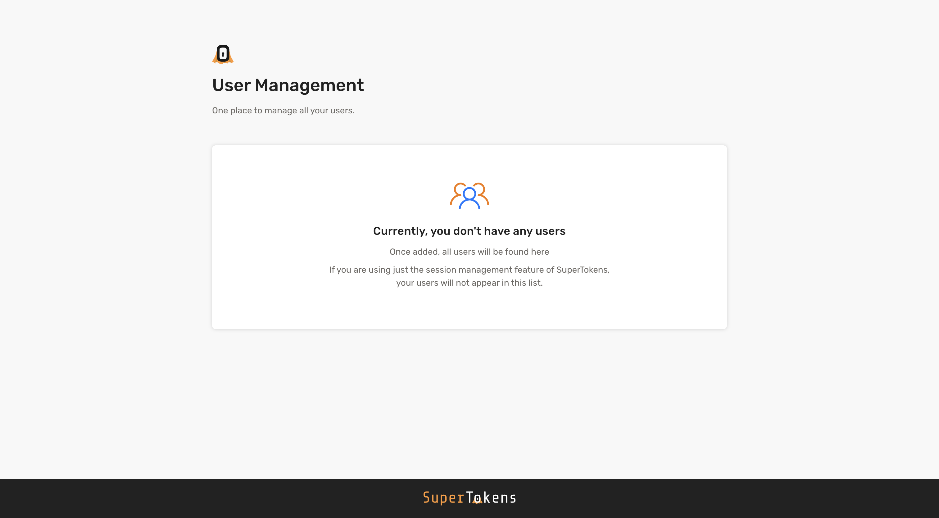 How To Use The User Management Dashboard SuperTokens Docs