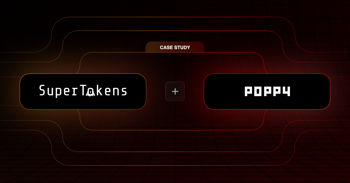 SuperTokens: Poppy case study"